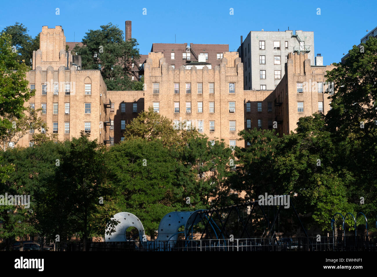 Typical landscape and buildings in the Bronx. Bronx Thinking nothing ...