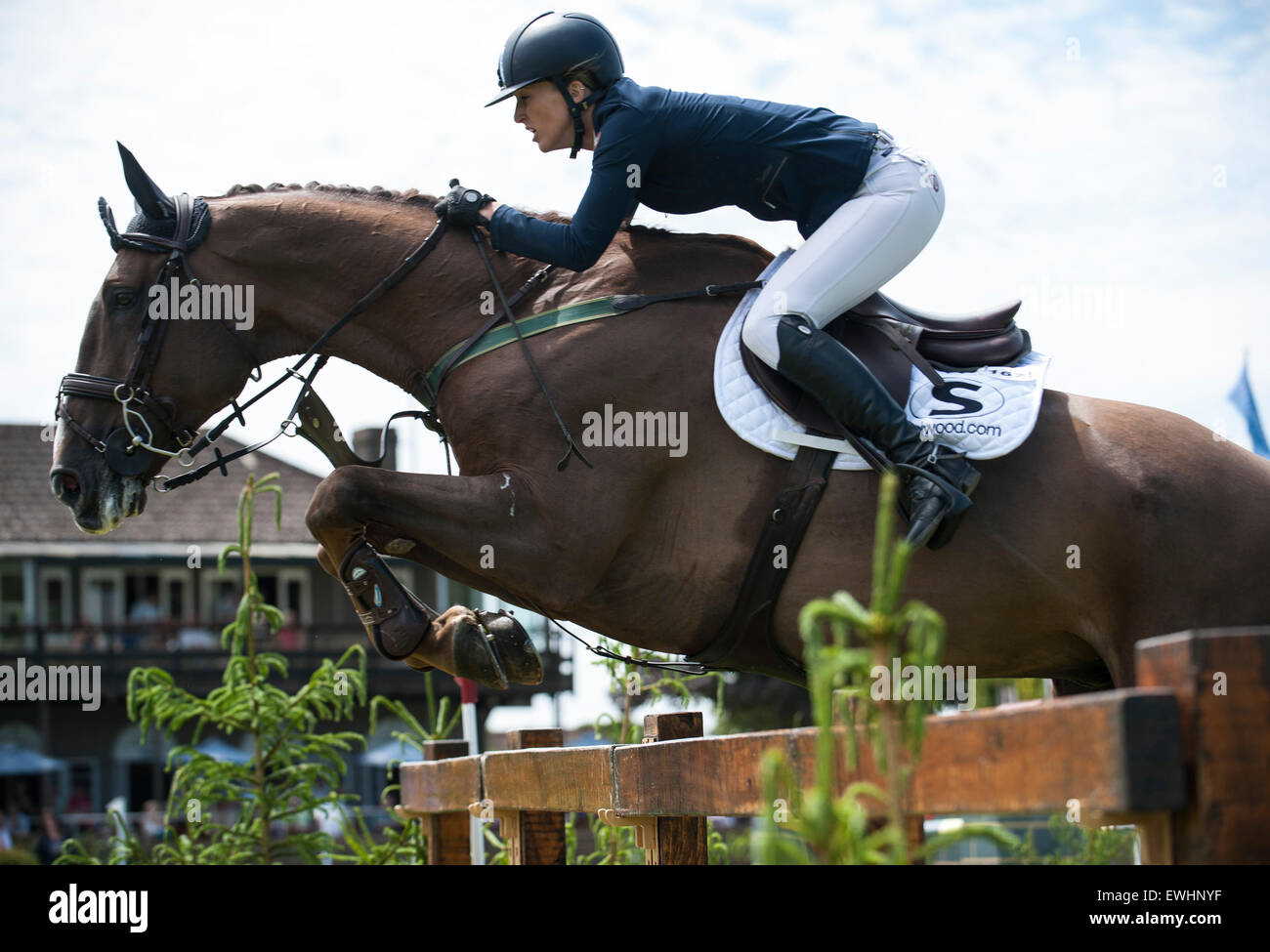 Hickstead, UK. 26th June, 2015. Harriet NUTTALL [GBR] riding A TOUCH ...
