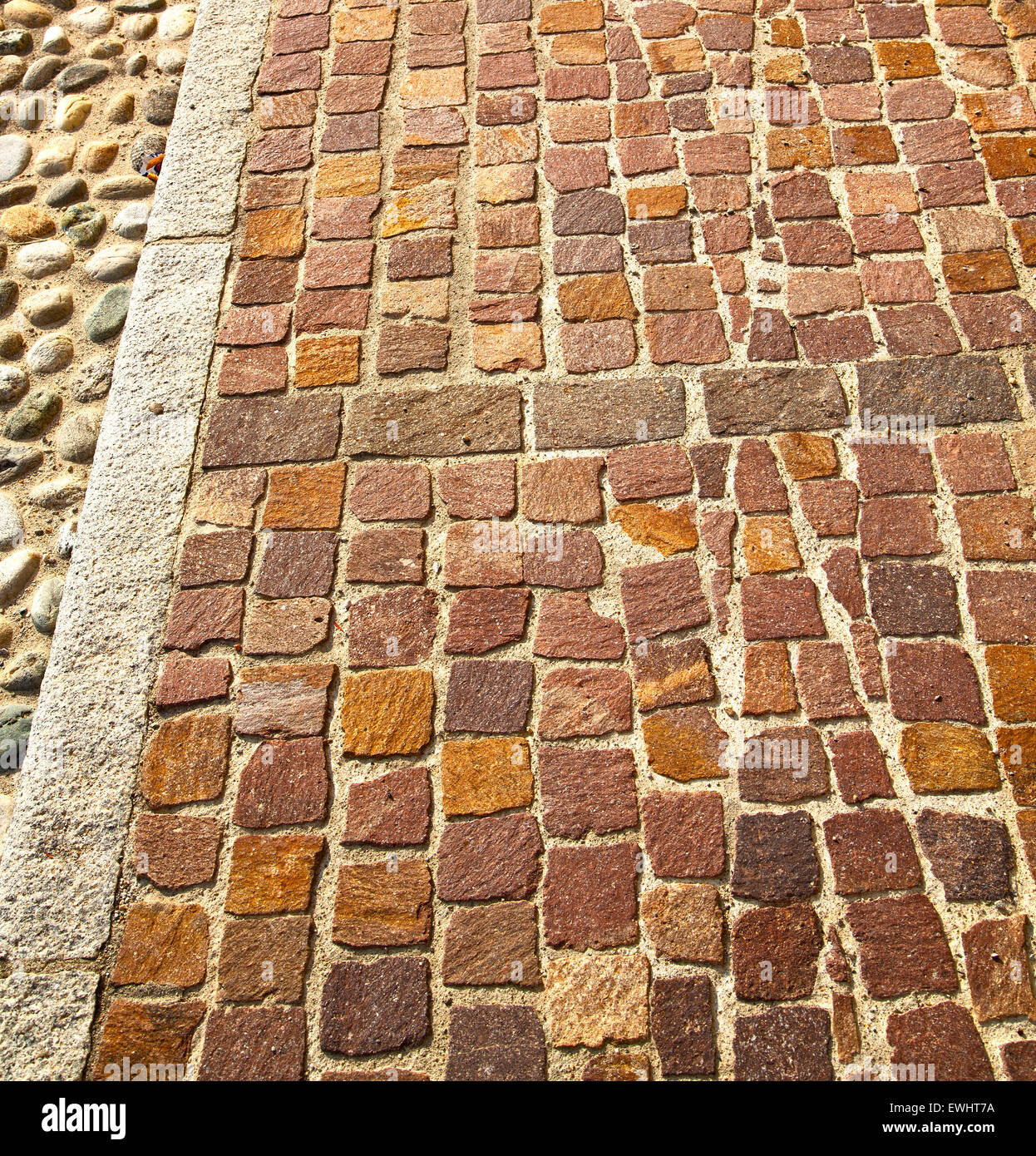 brick in varano borghi street lombardy italy varese abstract pavement ...