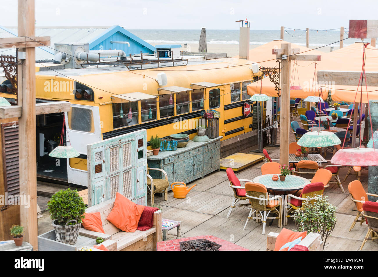 Outdoor restaurant scheveningen hi-res stock photography and images - Alamy