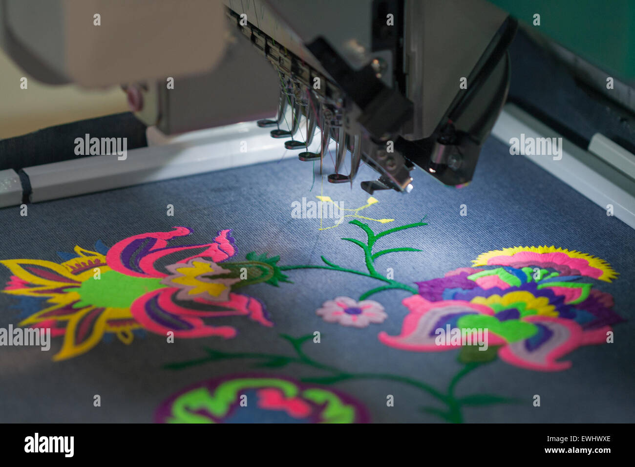Industrial embroidery machine hi-res stock photography and images - Alamy