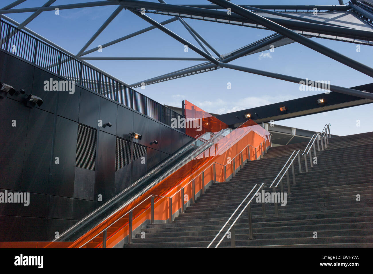 The new Garibaldi railway station, Naples, Italy Stock Photo - Alamy