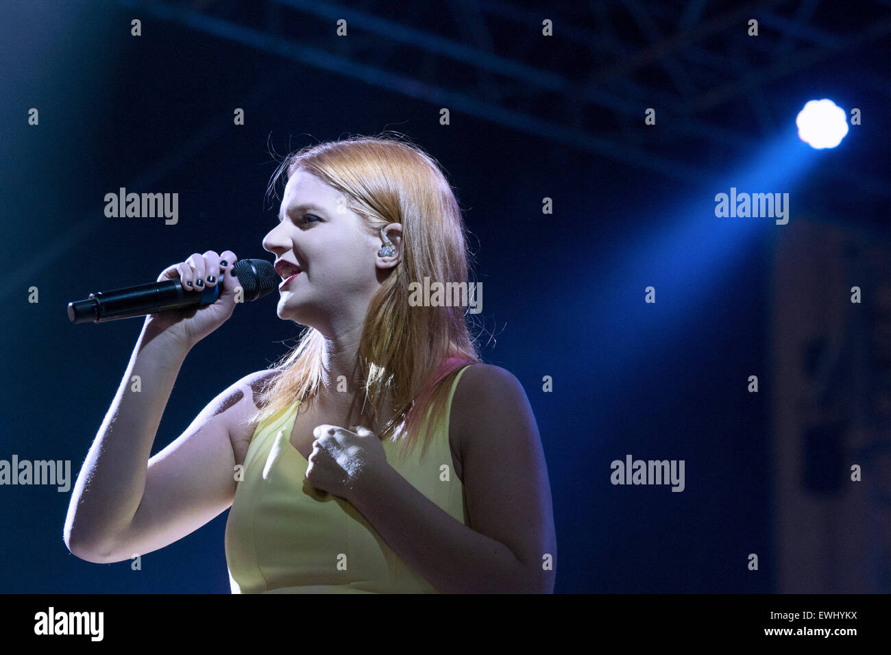 Naples, Italy. 25th June, 2015. Chiara (alias Chiara Galiazzo), italian ...