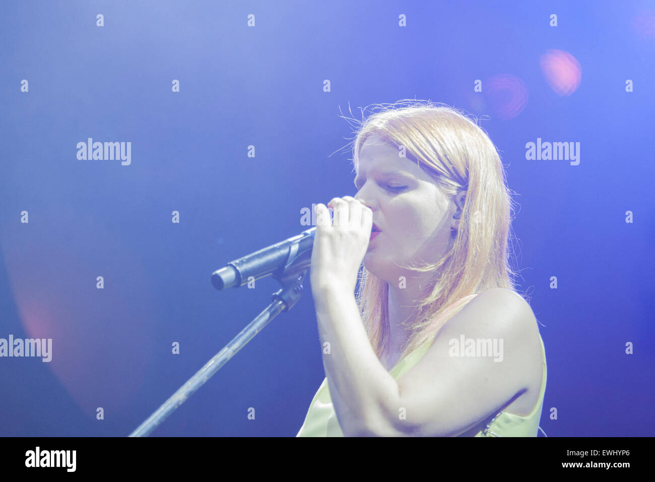 Naples, Italy. 25th June, 2015. Chiara (alias Chiara Galiazzo), italian ...
