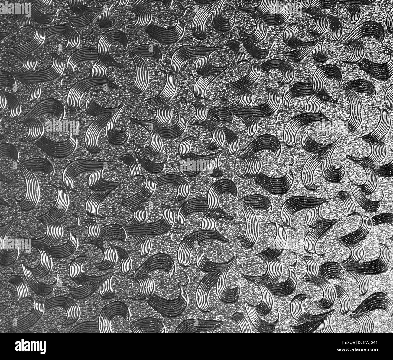 Opaque glass background texture of black floral decor Stock Photo - Alamy