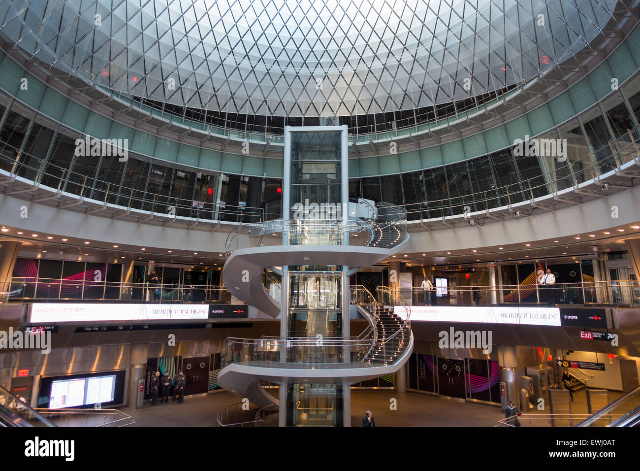 Fulton Street subway station in New York City Stock Photo - Alamy