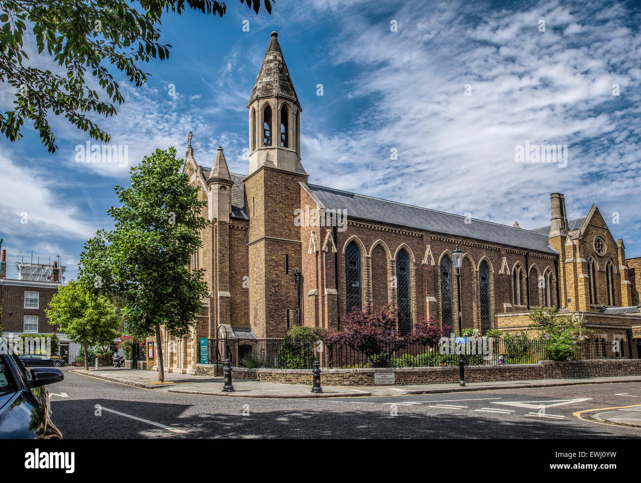 Christ Church church in Christchurch Street Chelsea in London Stock ...