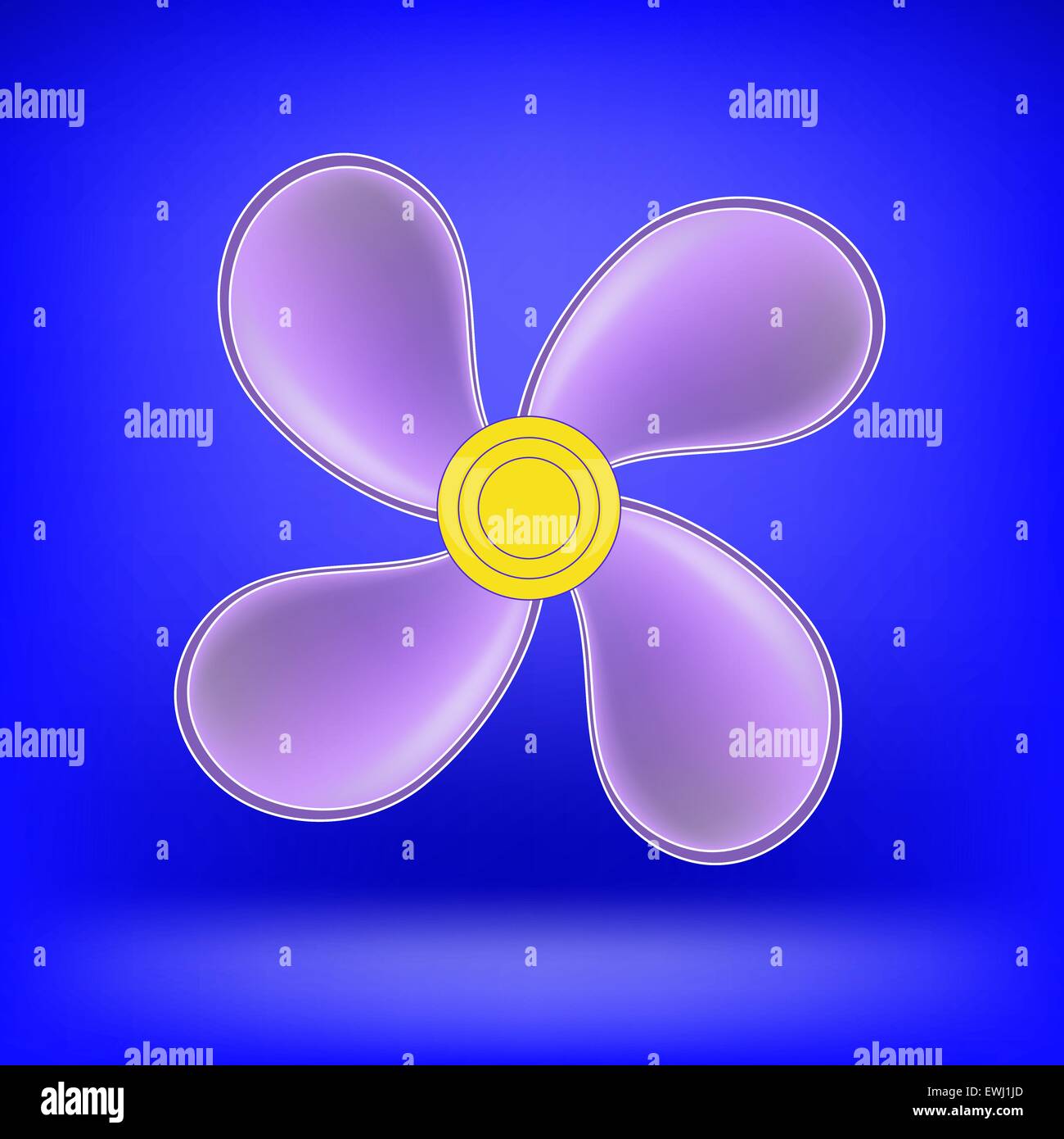 Ship propeller blade Stock Vector Images - Alamy