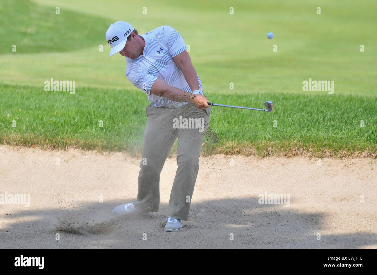 Cromwell, Connecticut, USA. 26th June, 2015.Daniel Summerhays in action ...