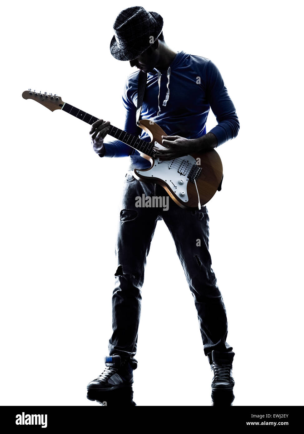 Guitar players shadow hi-res stock photography and images - Alamy