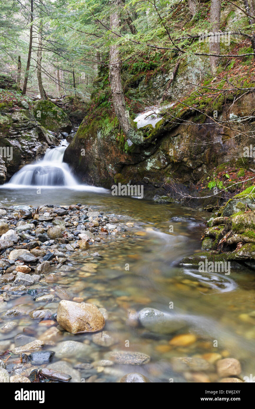 Black Brook Falls along Black Brook in Easton, New Hampshire USA during ...