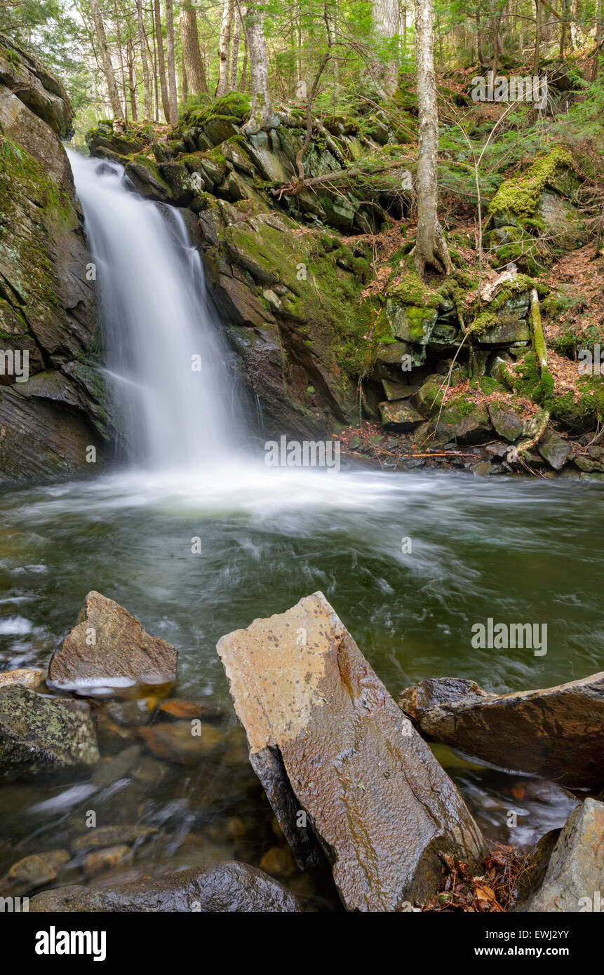 Blue Ravine Cascades, located along a tributary of the Wild Ammonoosuc ...