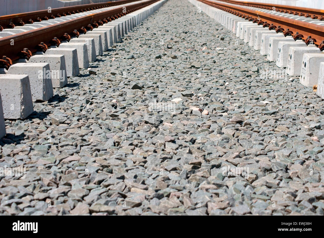 Gravel rail bed hi-res stock photography and images - Alamy