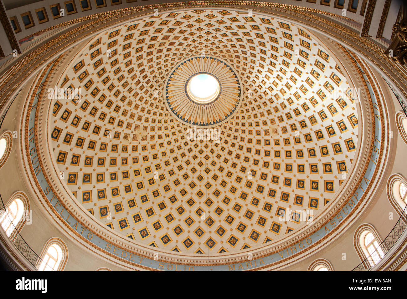 Dome of the Assumption of the Virgin Mary (Rotunda of Mosta) in Mosta ...