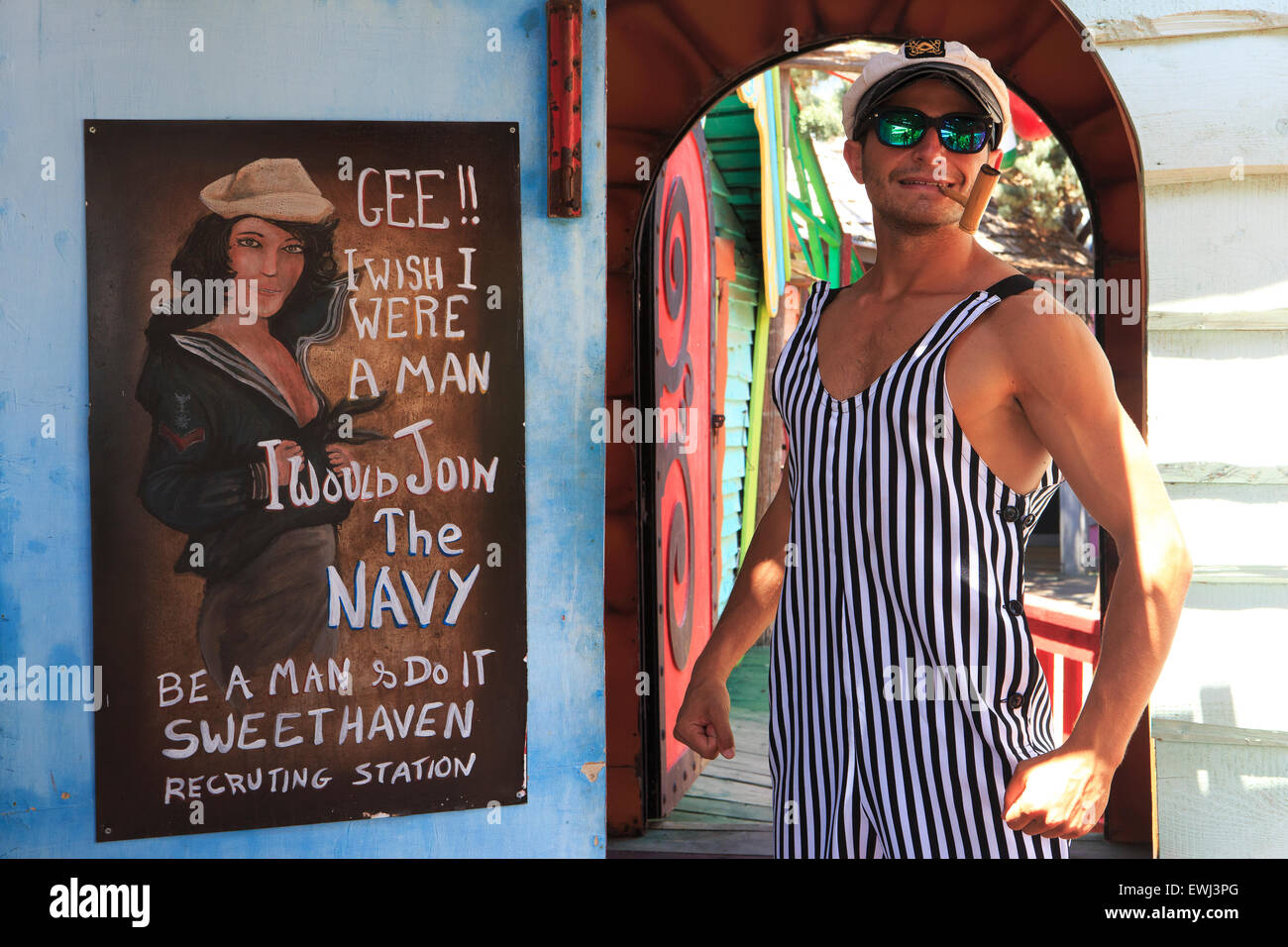 Popeye the Sailor Man at Popeye Village aka Sweethaven Village (the ...