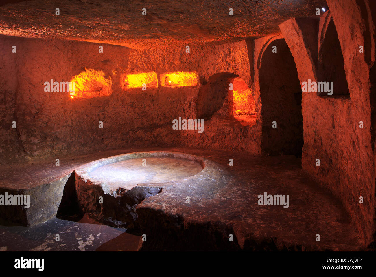 Saint Paul's Catacombs in Rabat, Malta Stock Photo - Alamy