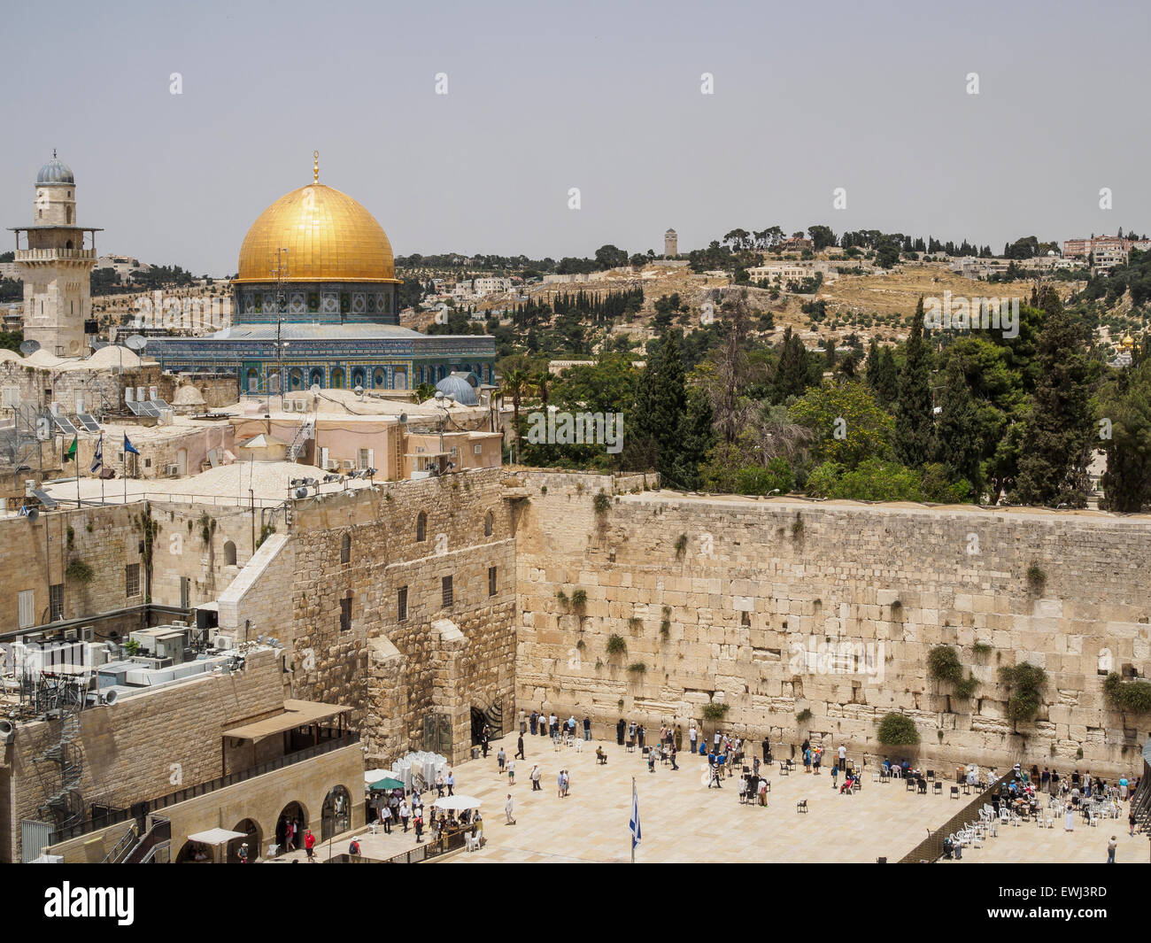 Temple of the Mount and the Western Wall, Old City, Jerusalem, Israel ...