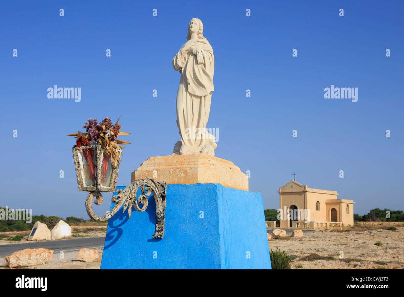 Statue of Madonna near the Chapel of the Immaculate Virgin at the ...