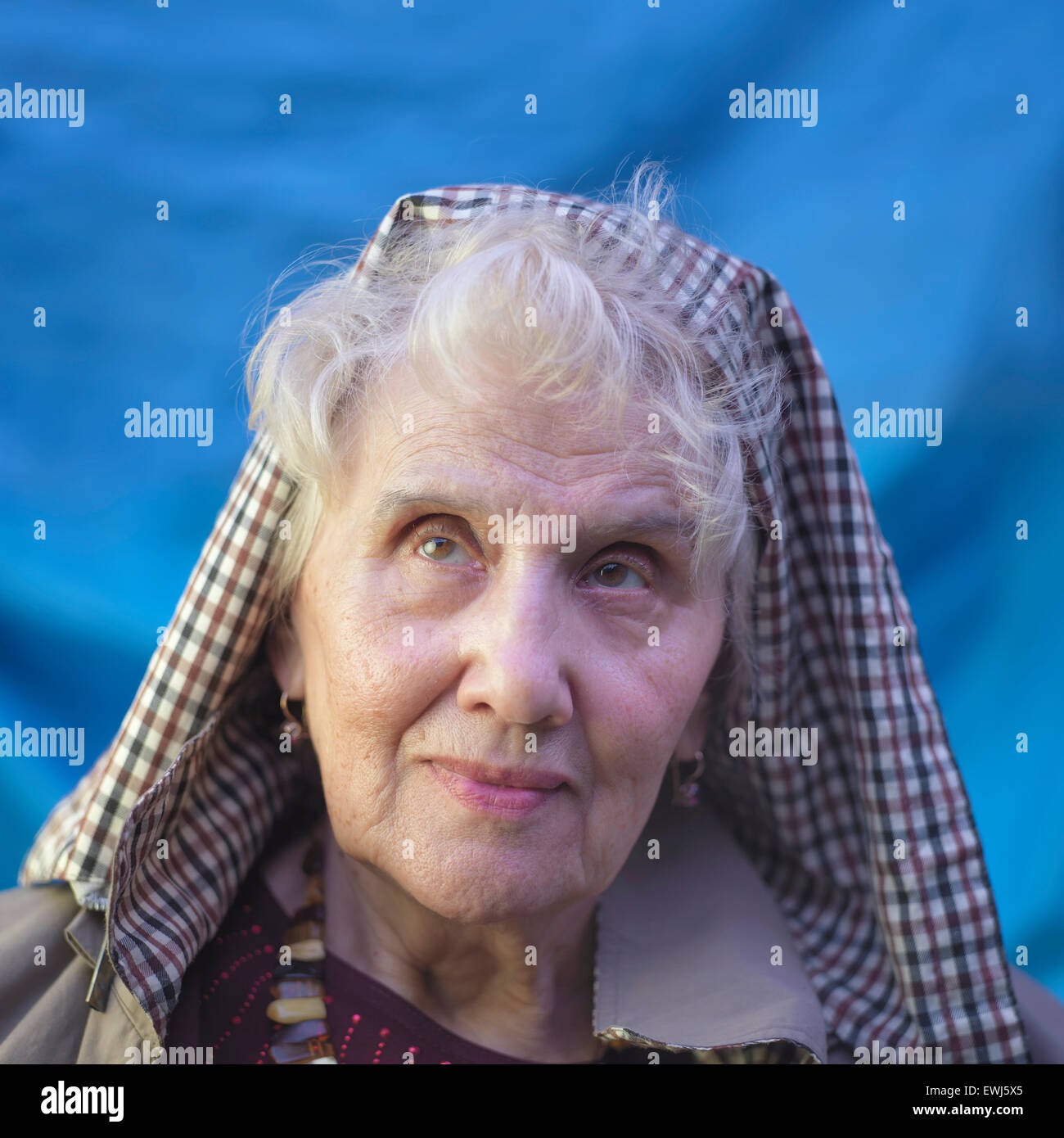 Woman In Hood Stock Photo - Alamy