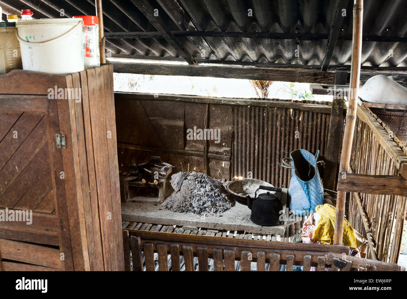 Typical family rural house interior - Cambodia, Asia Stock Photo - Alamy