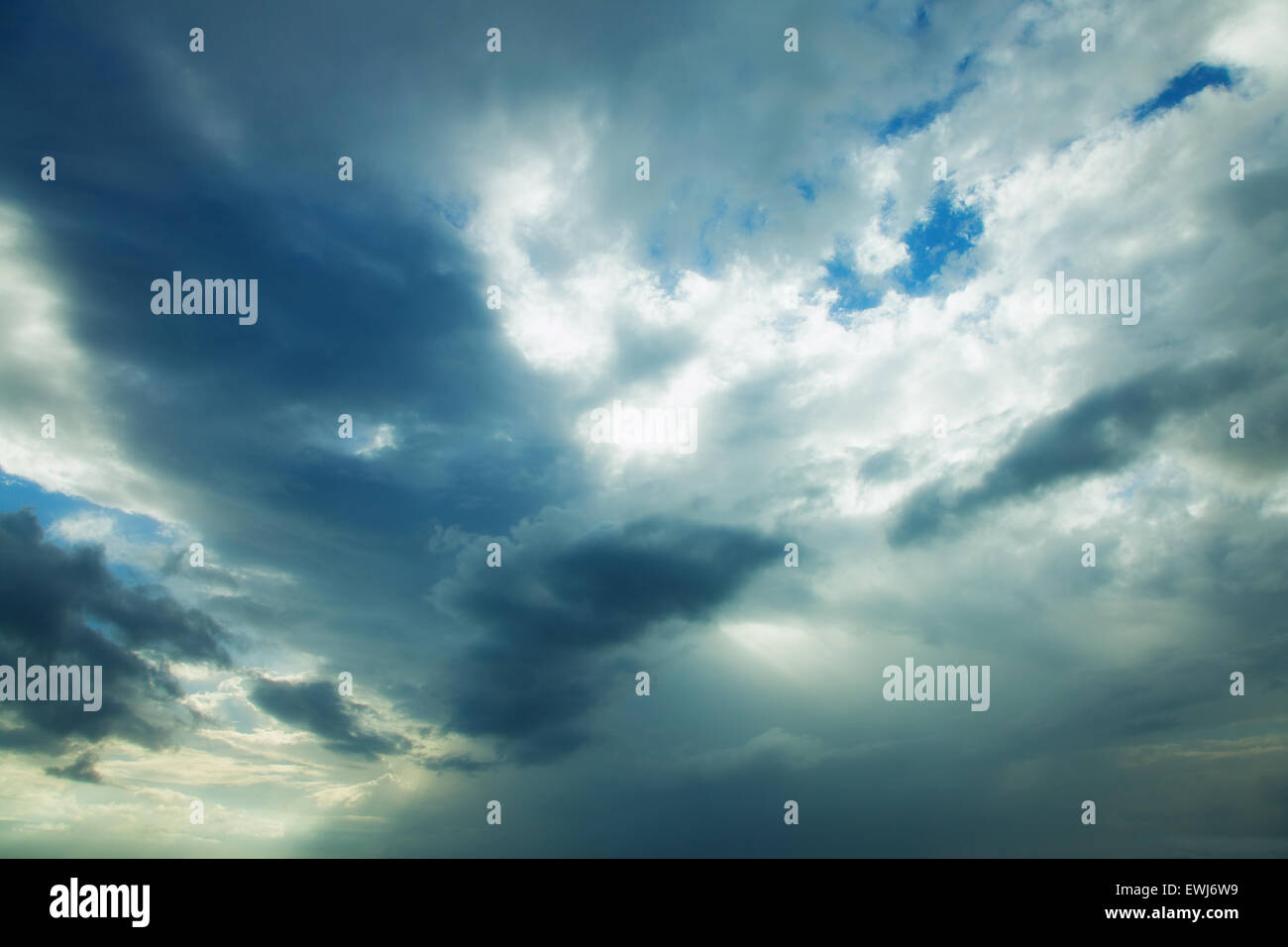 blue sky with clouds close up Stock Photo - Alamy