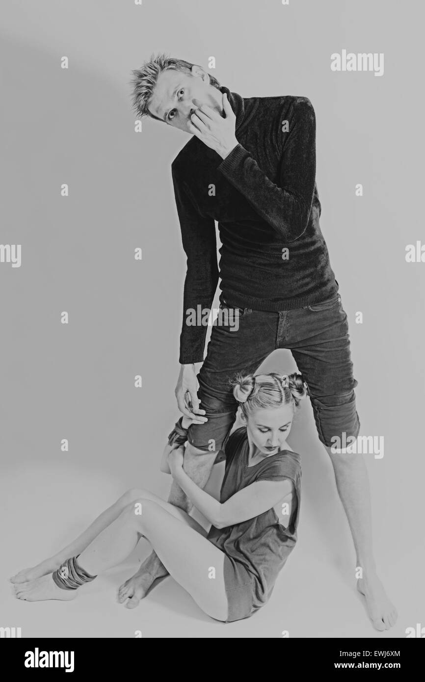 Portrait stylish man sitting Black and White Stock Photos & Images - Alamy