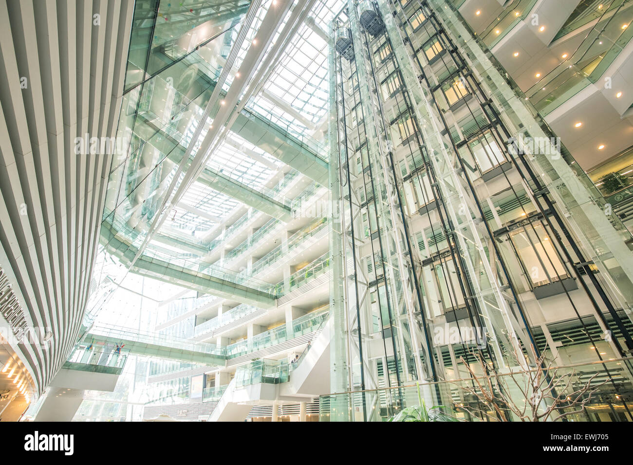 Guangzhou library is modern building in guangzhou china Stock Photo - Alamy