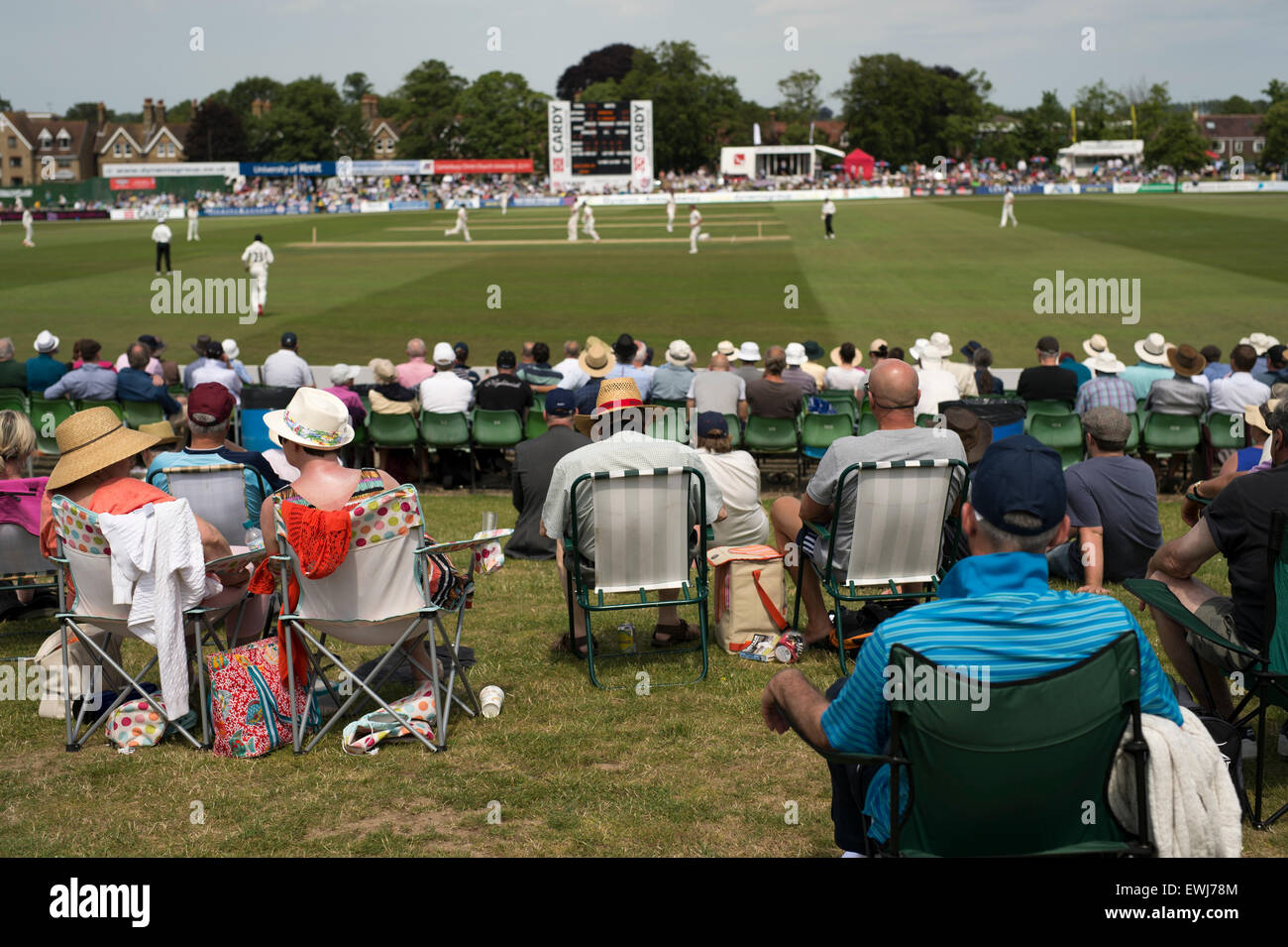 The Spitfire Ground St Lawrence Canterbury Stock Photos & The Spitfire ...