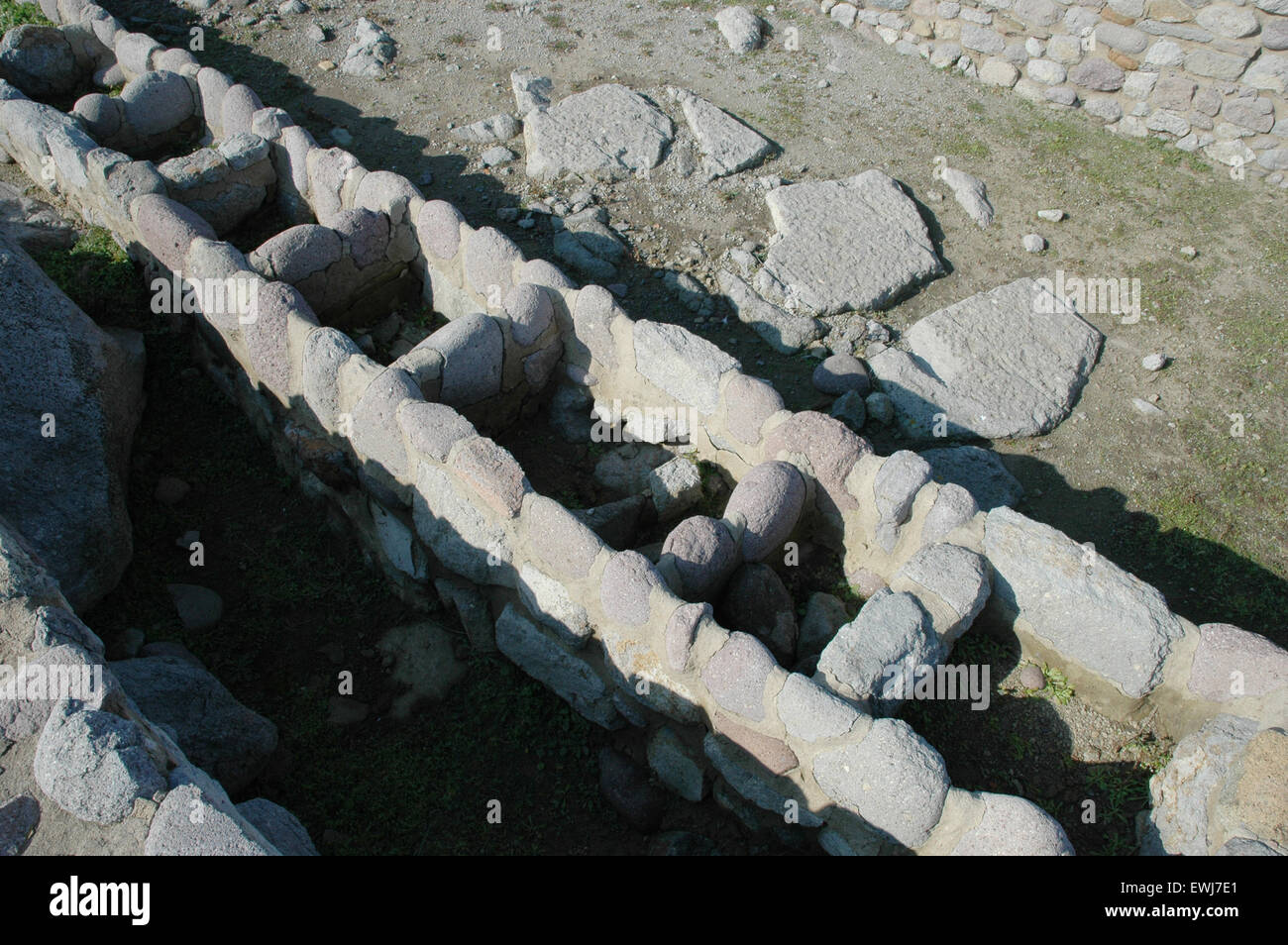 Archaeological remnants (ruins) of the sacred house of Greek Goddess ...