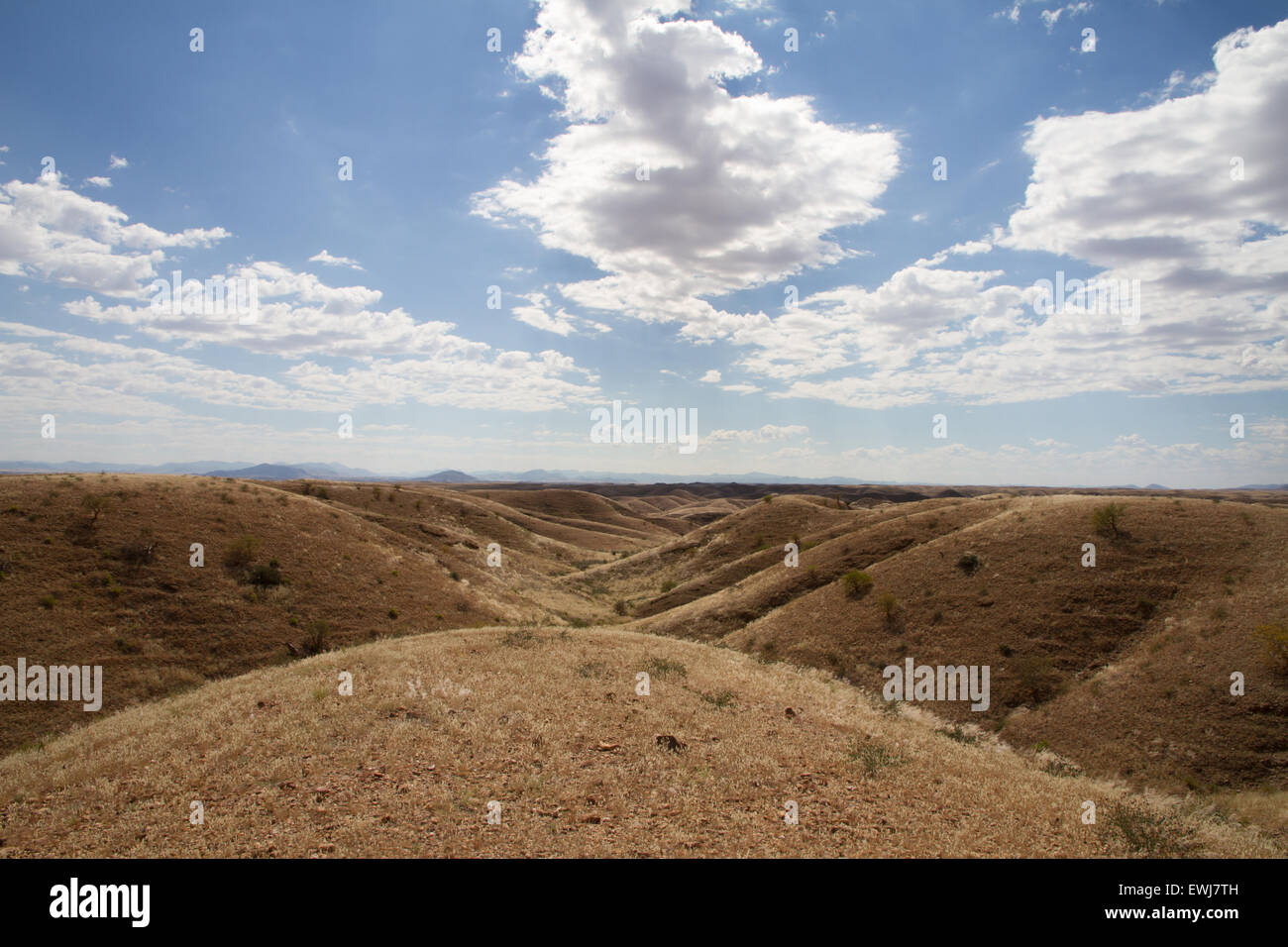 A namibian landscape with hills Stock Photo - Alamy