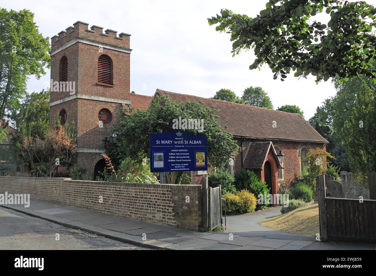 St Mary with St Alban Church of England church, Ferry Road, Teddington ...