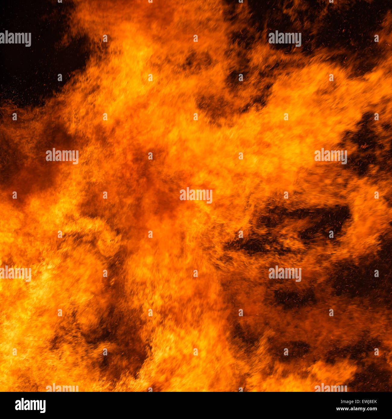 Bonfire flame detail. Square crop Stock Photo - Alamy