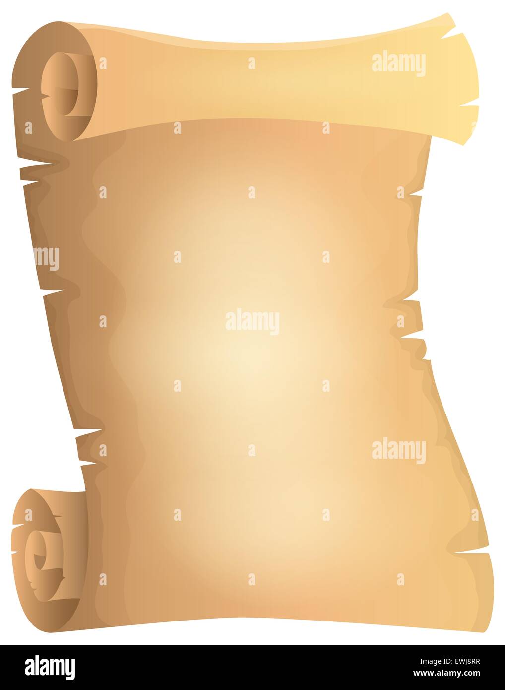 Old scroll theme image 5 - picture illustration Stock Photo - Alamy