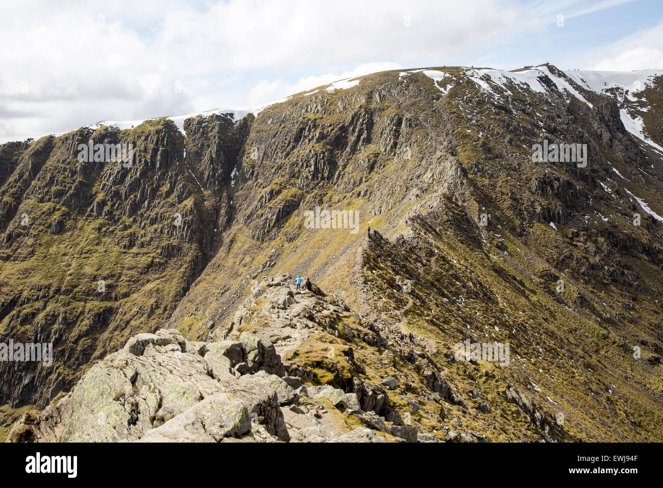 Striding edge hi-res stock photography and images - Alamy
