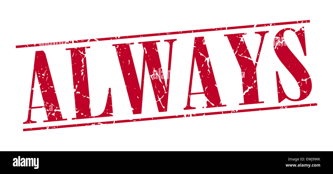 always red grunge vintage stamp isolated on white background Stock ...