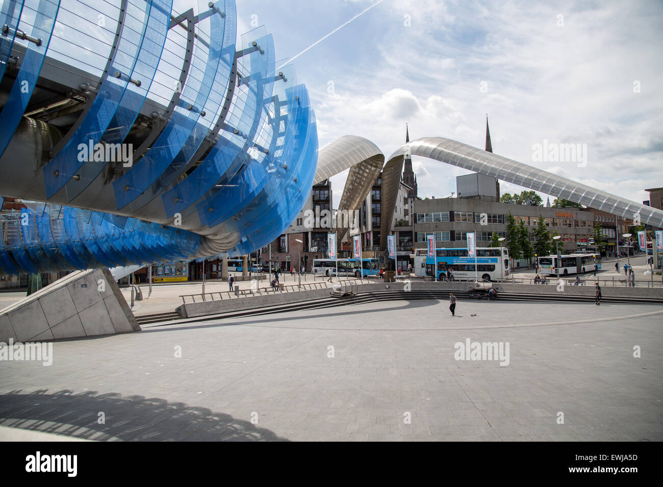 Phoenix Initiative Millennium Place Coventry England UK Stock Photo - Alamy