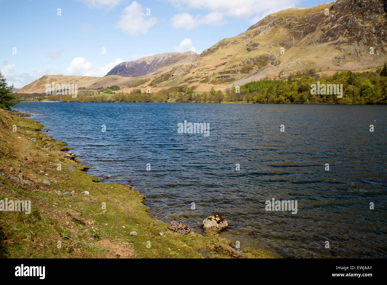 Landscape view of Lake Buttermere, Cumbria, England, UK Stock Photo - Alamy
