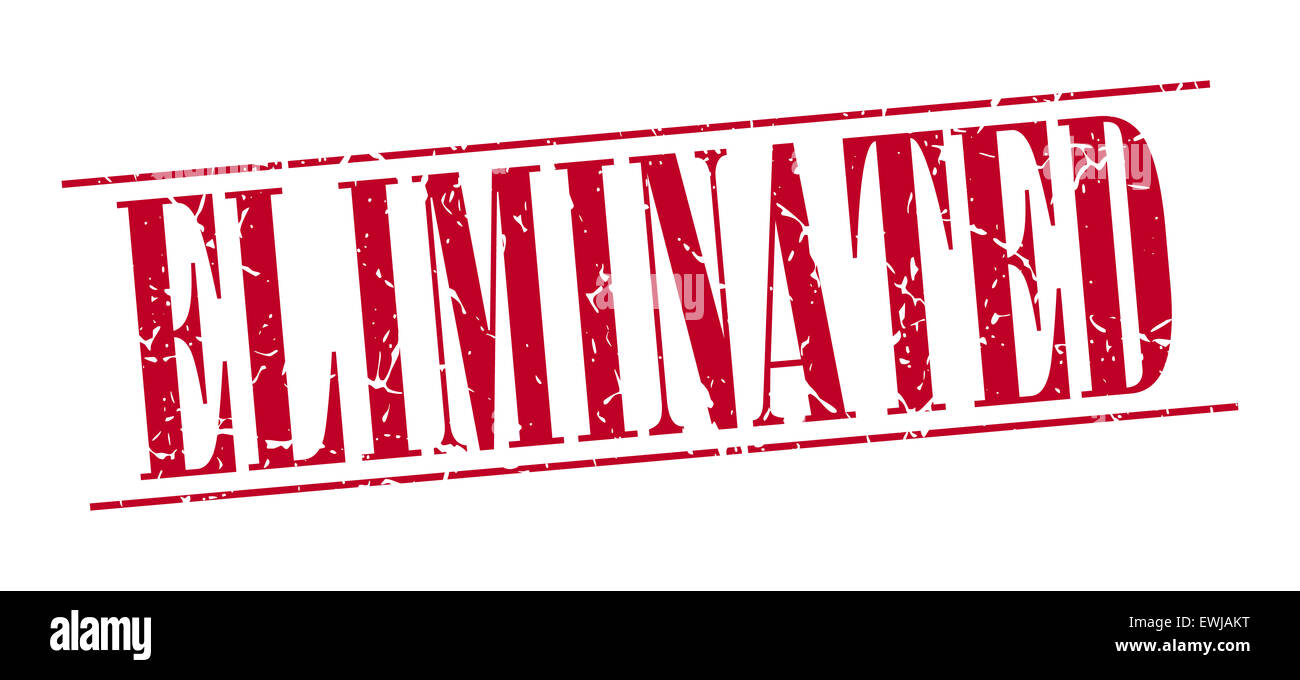Eliminated square stamp grunge hi-res stock photography and images - Alamy