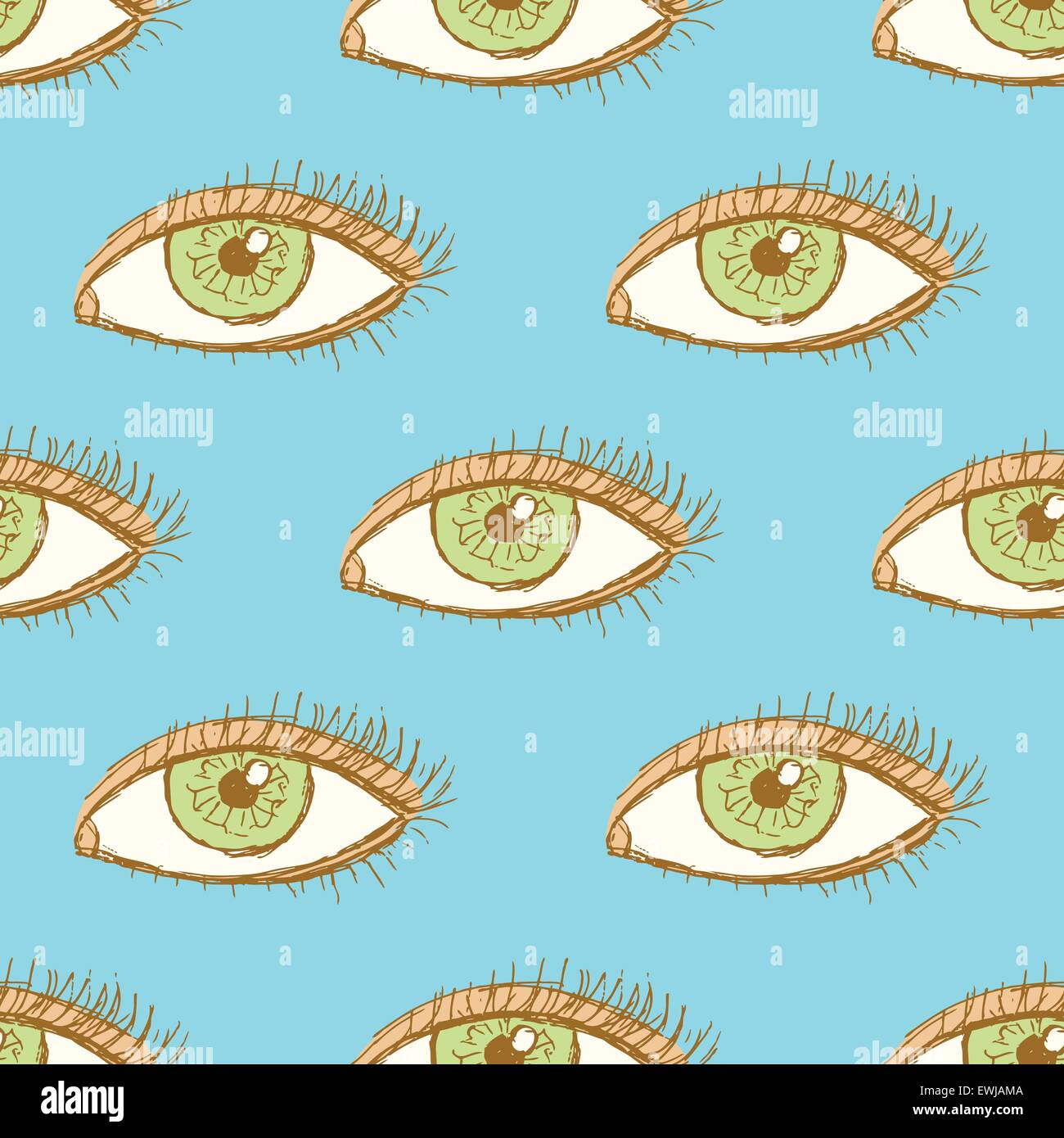 Human eye engraving Stock Vector Images - Alamy