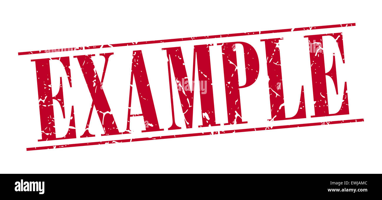 example red grunge vintage stamp isolated on white background Stock ...