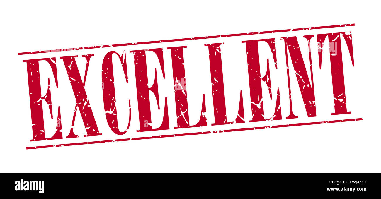 excellent red grunge vintage stamp isolated on white background Stock ...