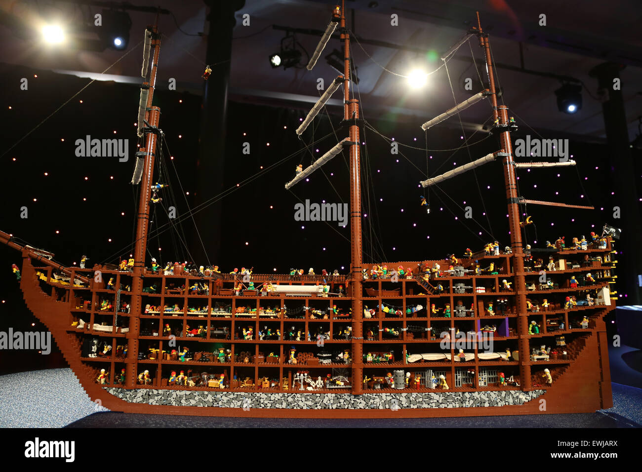 Sydney, Australia. 27 June 2015. The Brick Man Lego exhibition at ...