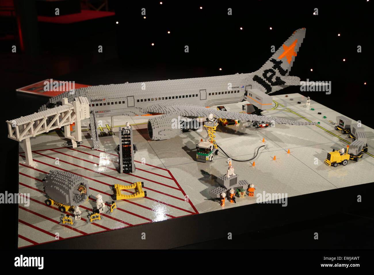 Sydney, Australia. 27 June 2015. The Brick Man Lego exhibition at ...