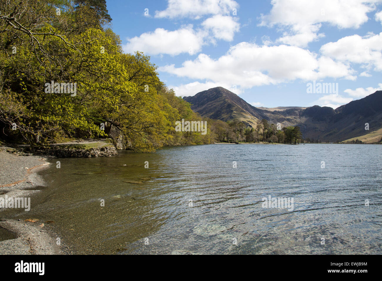 Landscape view of Lake Buttermere, Cumbria, England, UK Stock Photo - Alamy