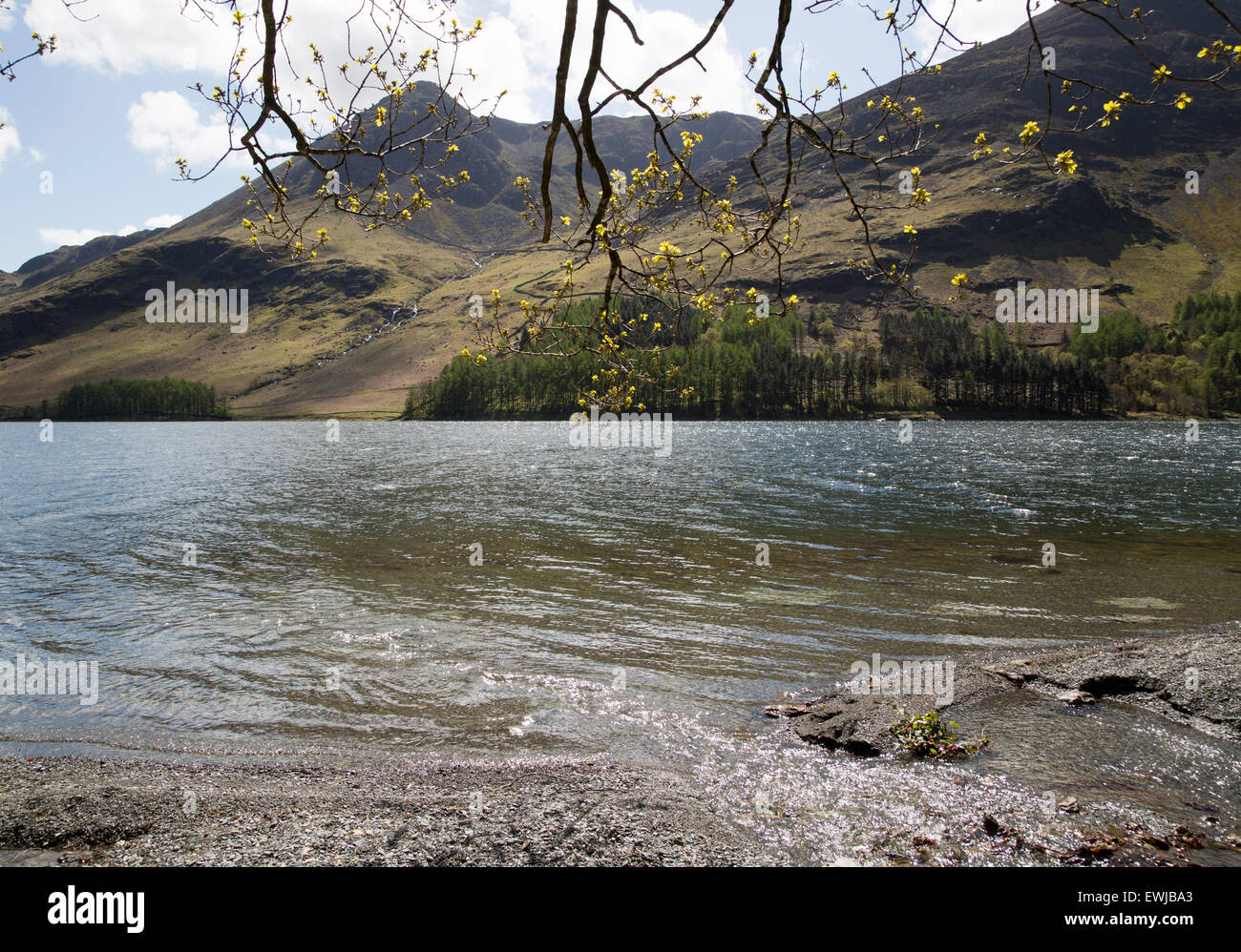 Landscape view of Lake Buttermere, Cumbria, England, UK Stock Photo - Alamy