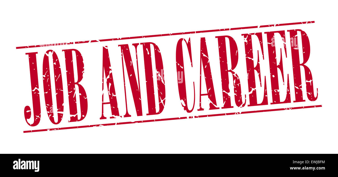 Job career stamp square hi-res stock photography and images - Alamy
