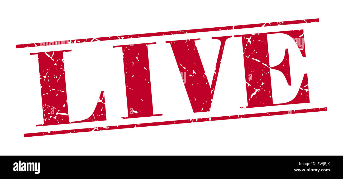 live red grunge vintage stamp isolated on white background Stock Photo ...