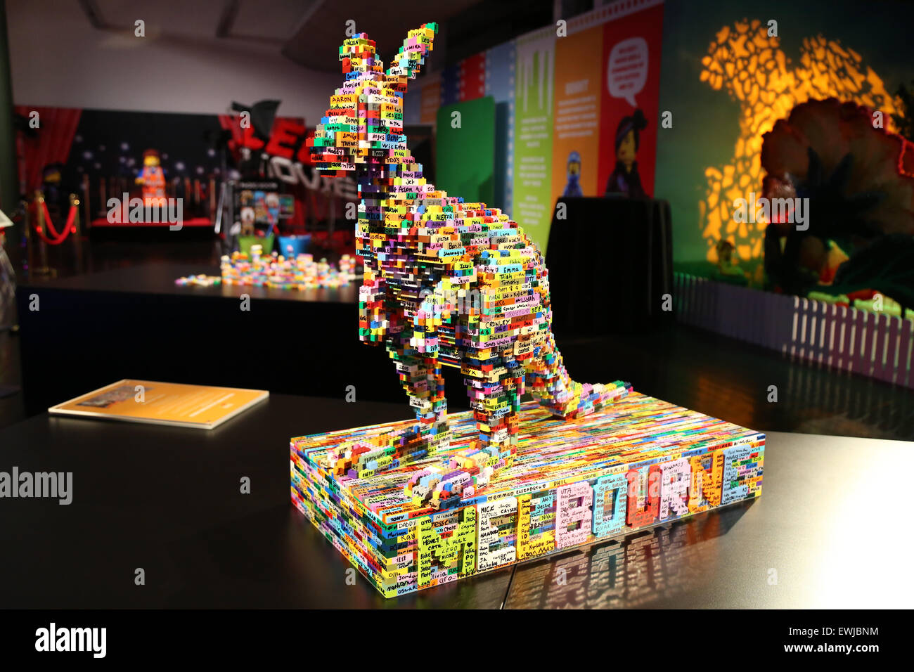 Sydney, Australia. 27 June 2015. The Brick Man Lego exhibition at ...