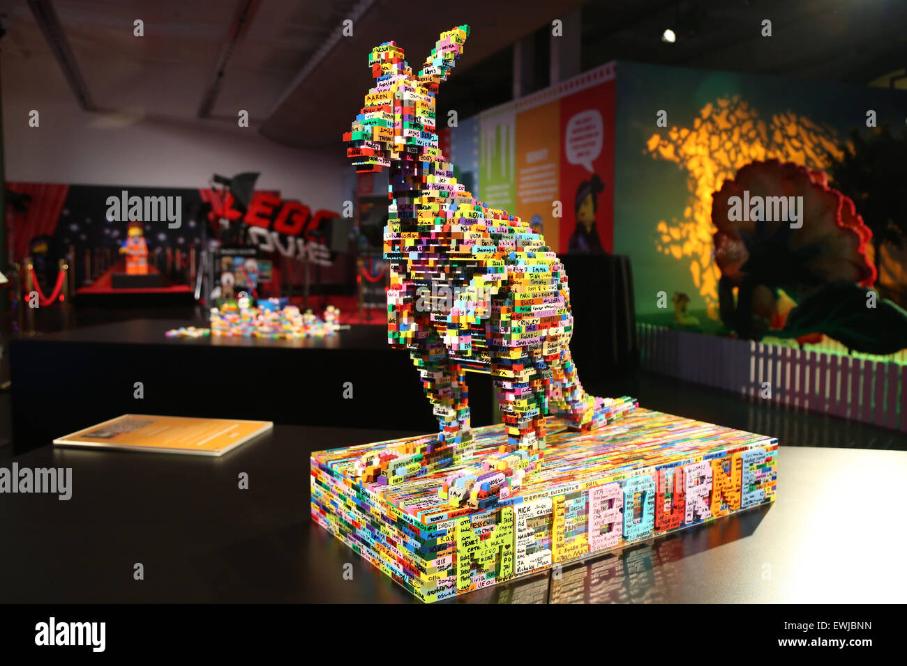Sydney, Australia. 27 June 2015. The Brick Man Lego exhibition at ...