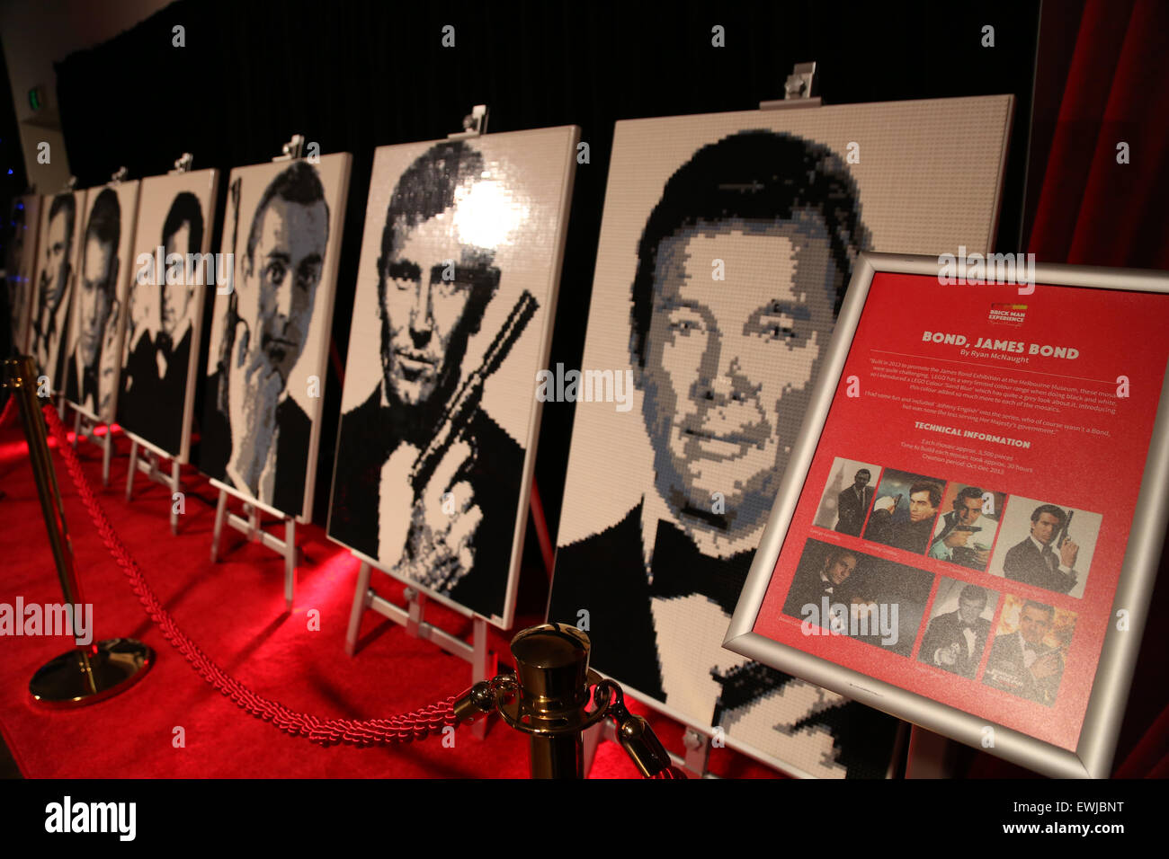 Sydney, Australia. 27 June 2015. The Brick Man Lego exhibition at ...